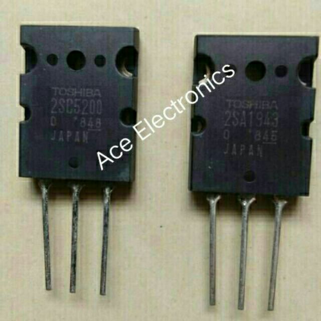 2SA1943 & 2SC5200 Original Toshiba Japan Transistors | Shopee Philippines