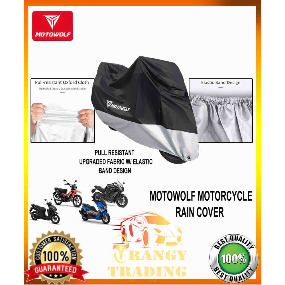 Motowolf Motor Cover / Motorcycle Cover (Universal) - Original 210D ...