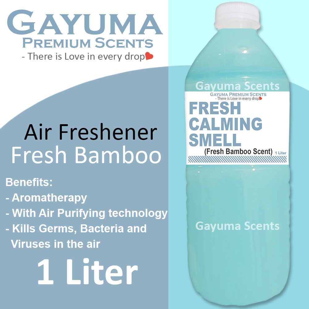 Gayuma FRESH BAMBOO 1 Liter Premium Hotel Scents for Humidifier ...