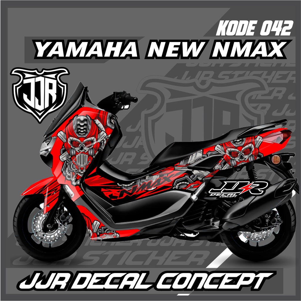 NEW NMAX 2020-2024 FULL BODY ROBOT MOTIF DECAL STICKER CODE 042, FULL ...