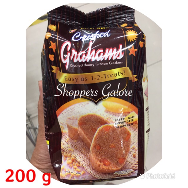 NEW!!! ORIGINAL GRAHAM CRUSHED 200 g | Shopee Philippines