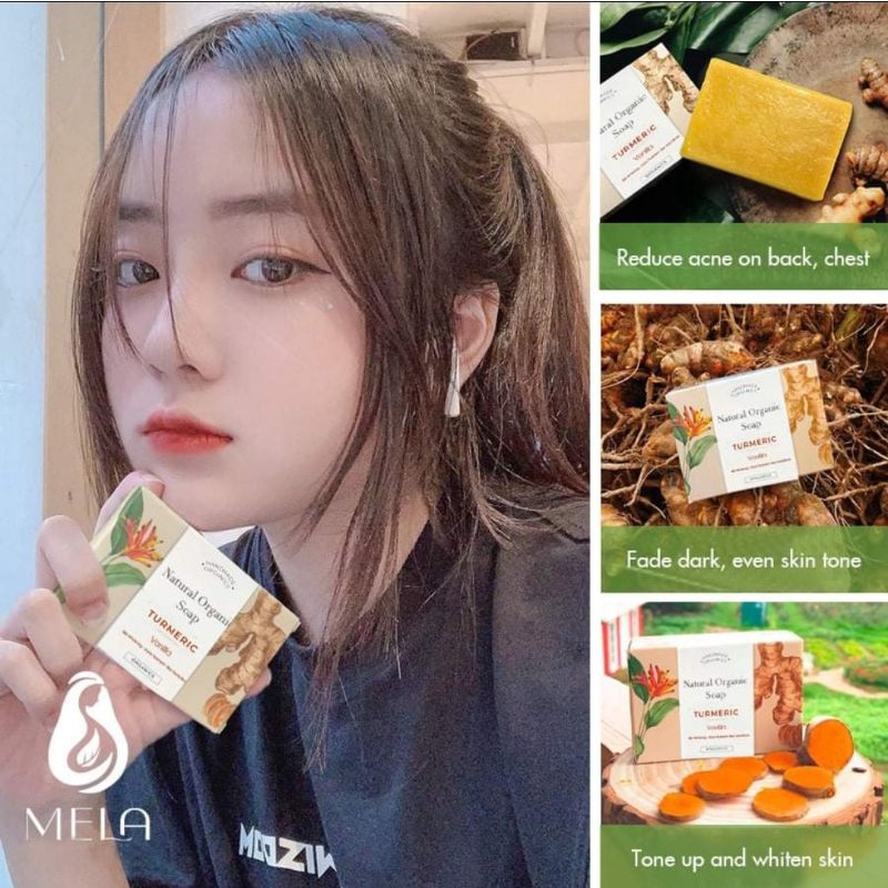 MELA FRESH TURMERIC SOAP ( REMOVE ACNE, DARK SPOTS AND WHITE SKIN ...