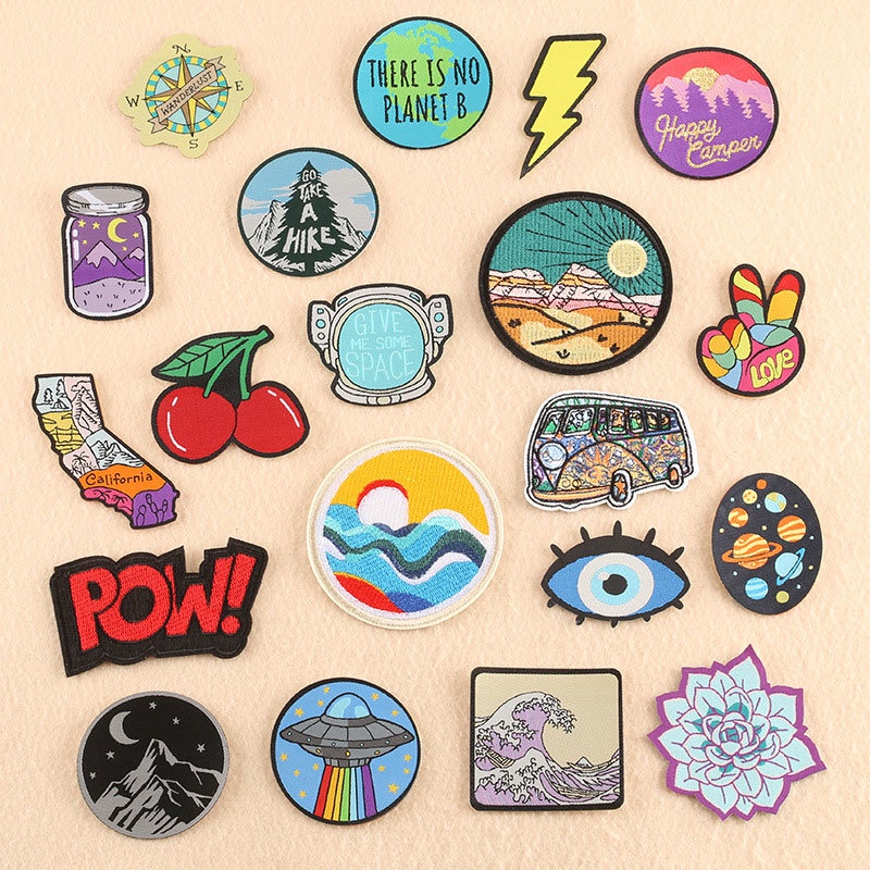 Cool woven cloth stickers computer embroidery standard Zhang Zi patch ...