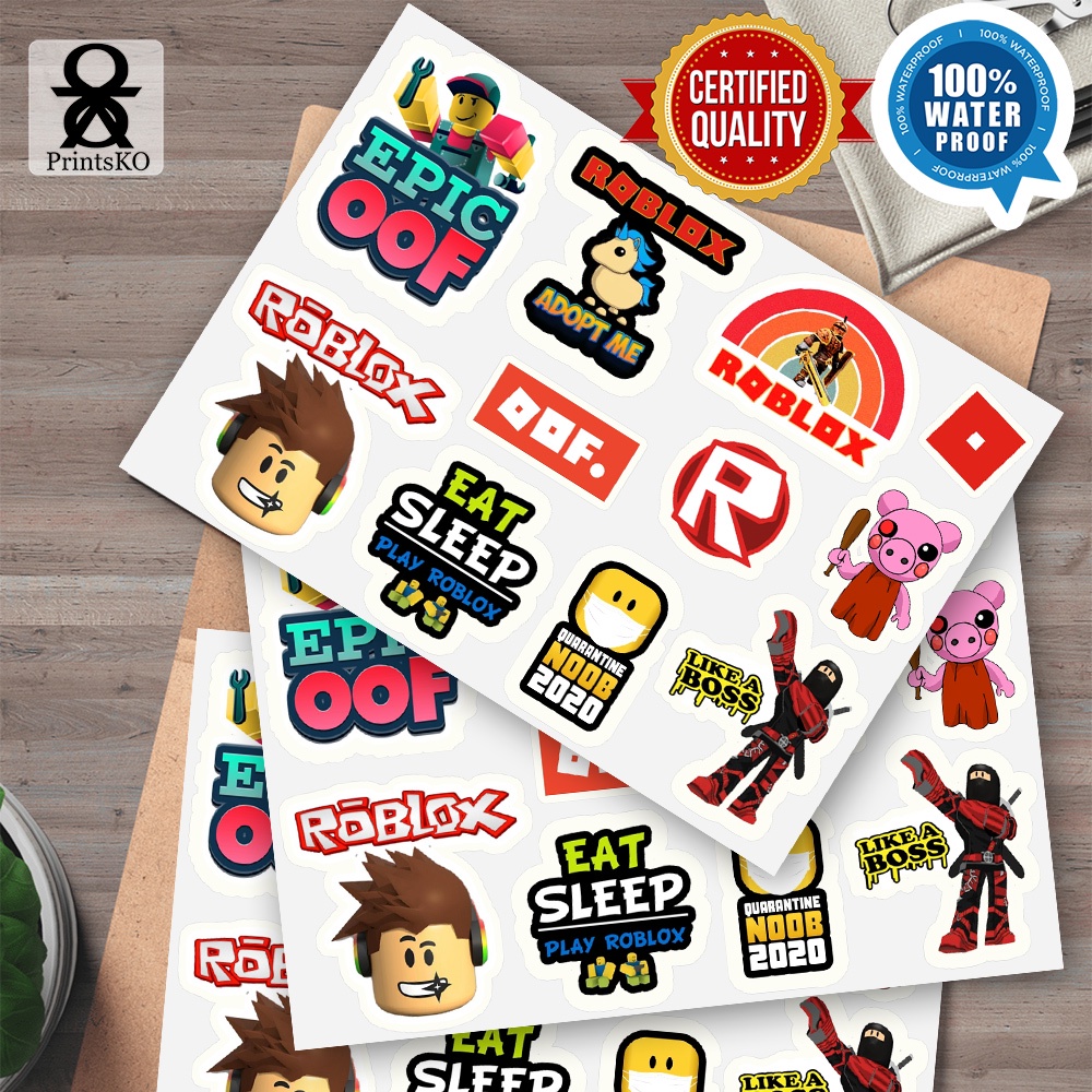 Roblox Water Proof Stickers - Characters Design | Shopee Philippines
