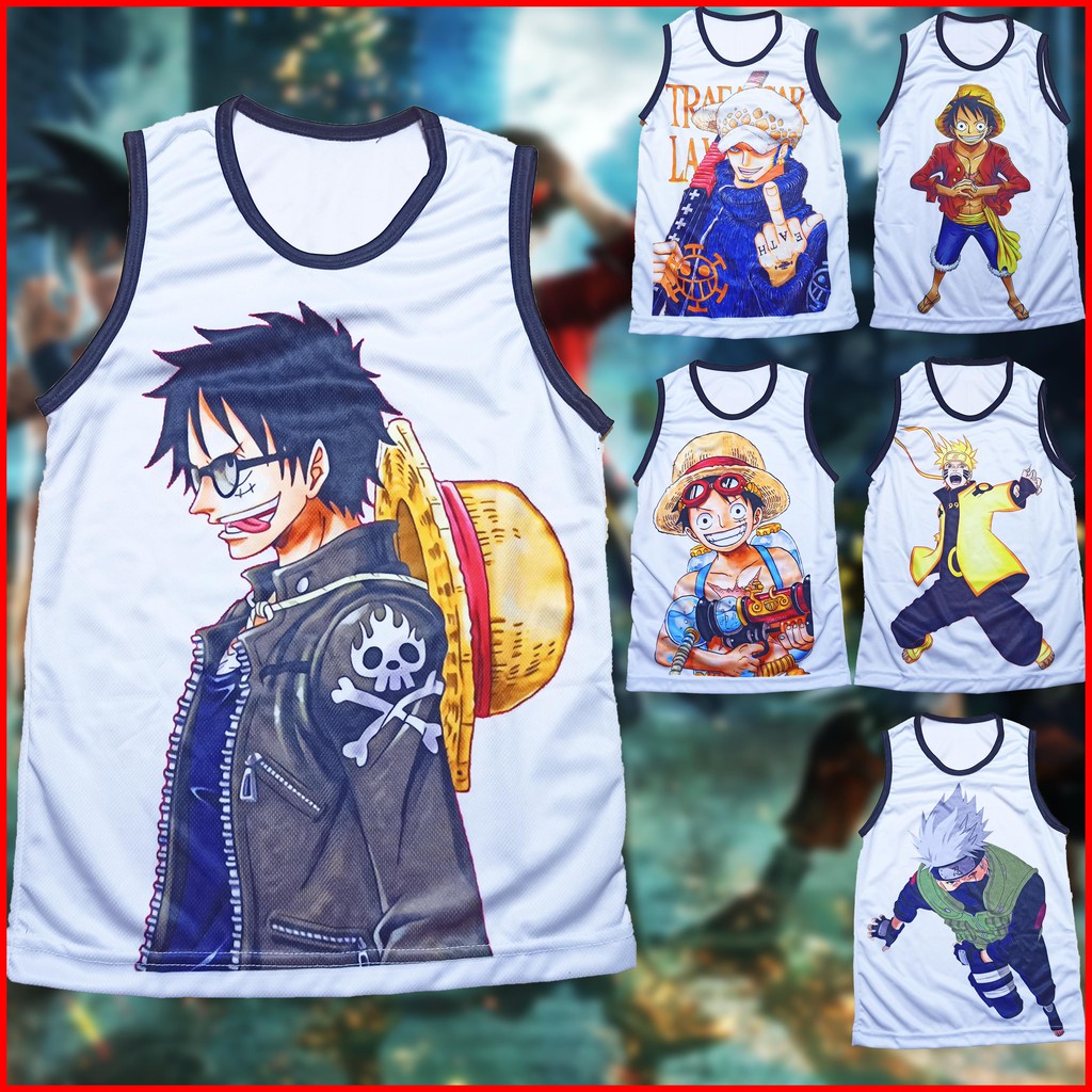 Kids Fashion New Style Dri Fit Unisex Anime Naruto One Piece Design ...