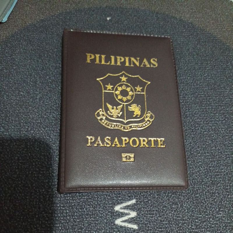 PASSPORT HOLDER/COVER/JACKET/PROTECTOR (with gold print stamping of ...