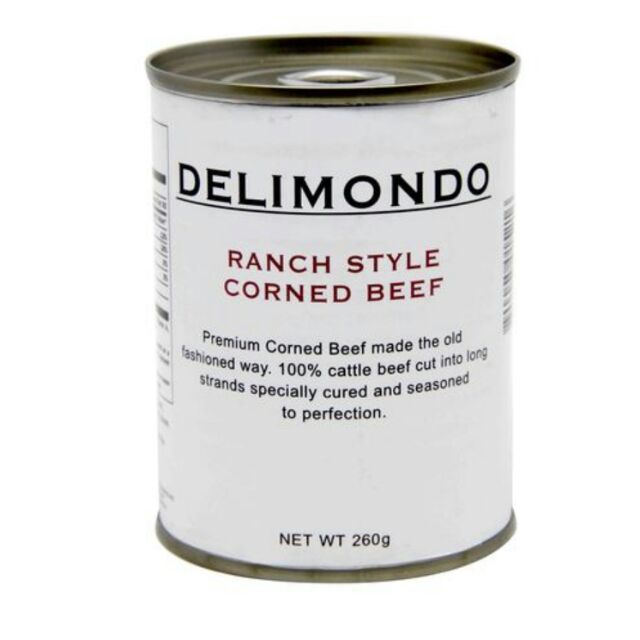 Delimondo Ranch Style Corned Beef (260g) | Shopee Philippines
