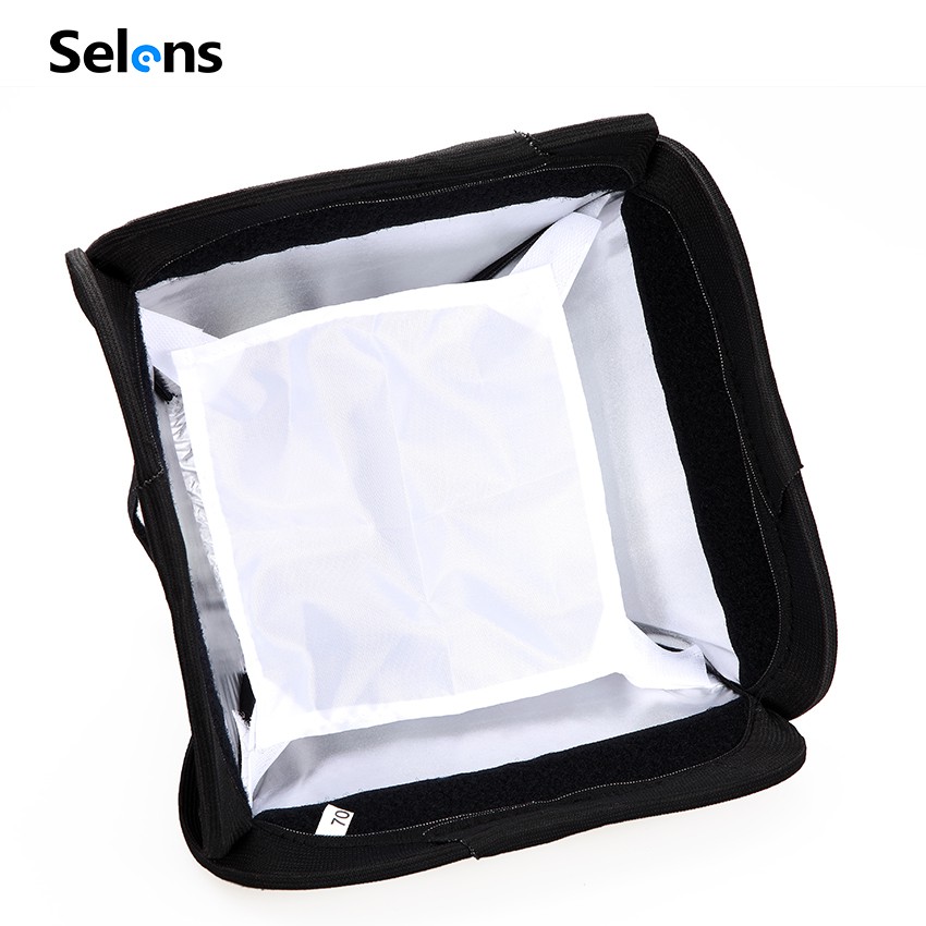 Selens E23 Softbox Diffuser Portable For Speedlite (23cm) | Shopee ...