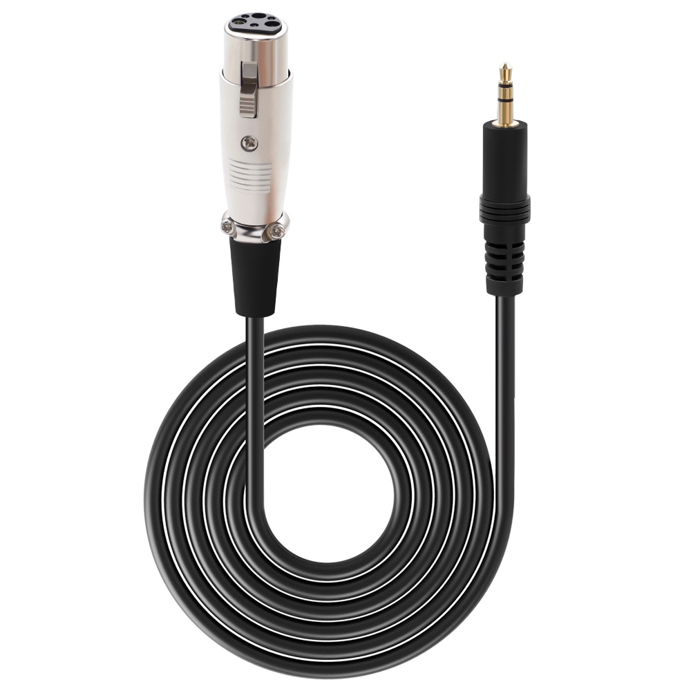Maono Microphone Audio HiFi Cable XLR Female To Mini Jack Aux Mic Cord ...