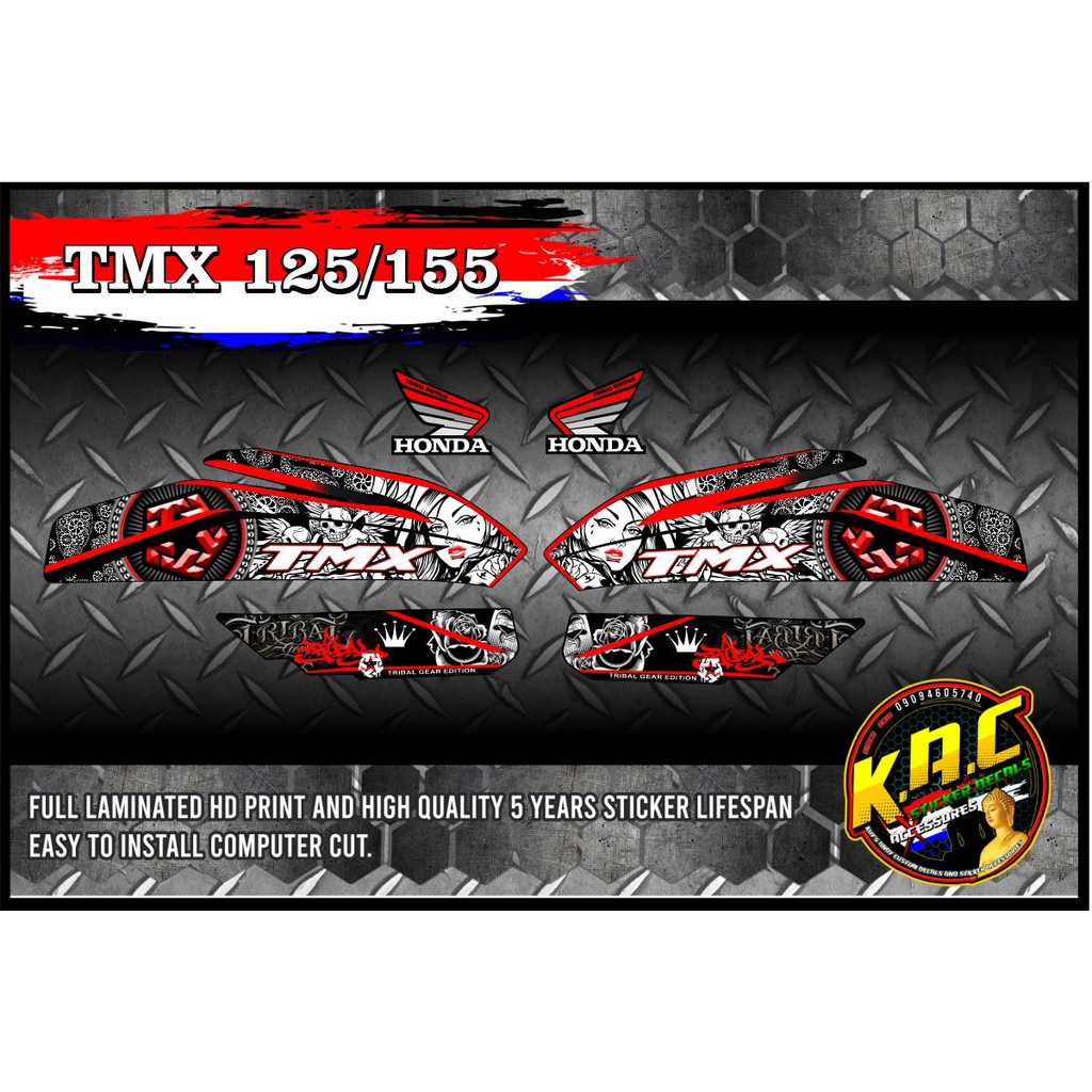 TMX 125/155 DECALS STICKER tri bal | Shopee Philippines