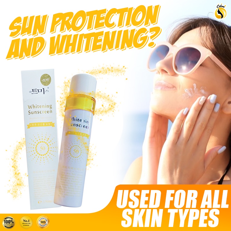 AUTHENTIC Korean Lotion ( Whitening Sunscreen with SPF 50 PA+++) 150ML ...