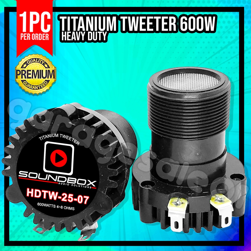 600W Titanium Tweeter Universal Driver Unit Heavy Duty (JBL/Peavy ...