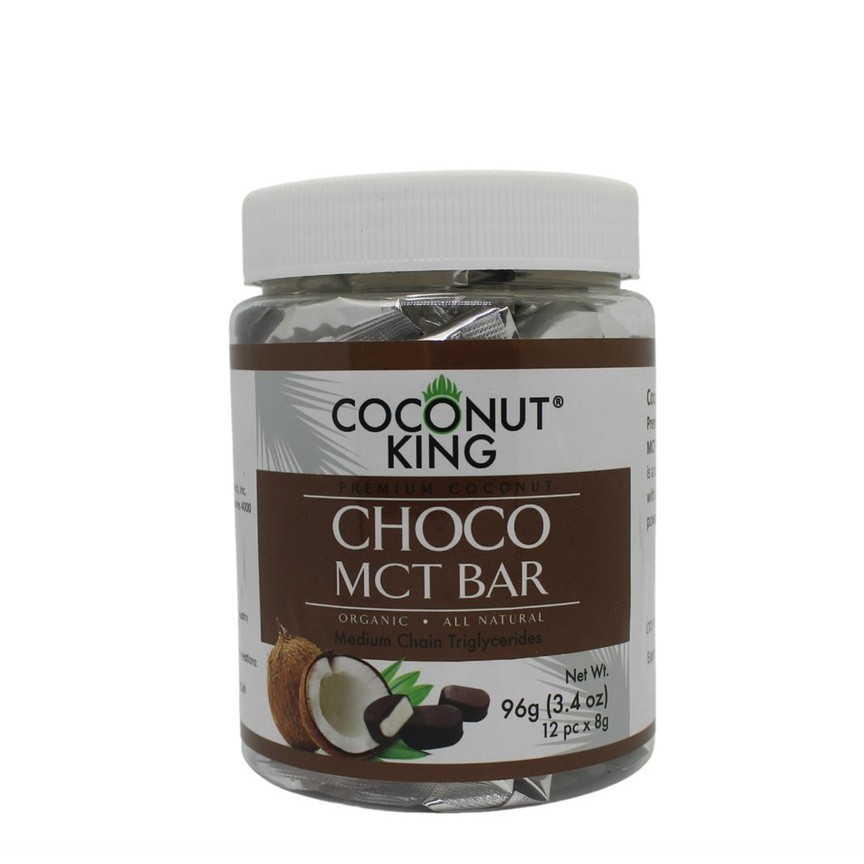 Coconut King Organic Choco MCT Bar 96g | Shopee Philippines