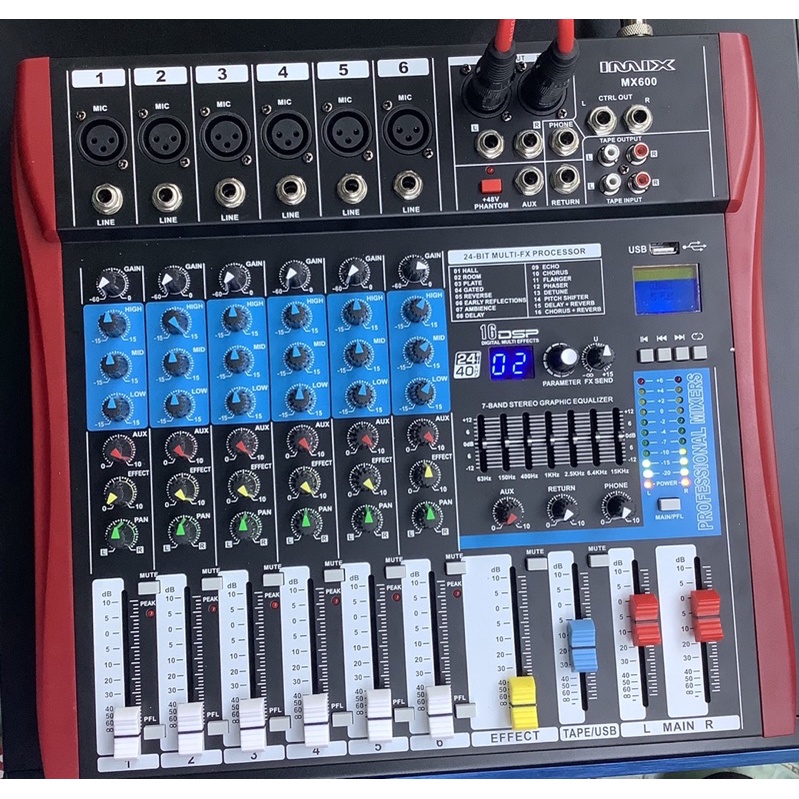 TRIDENT MX-600 6 CHANNEL MIXER | Shopee Philippines
