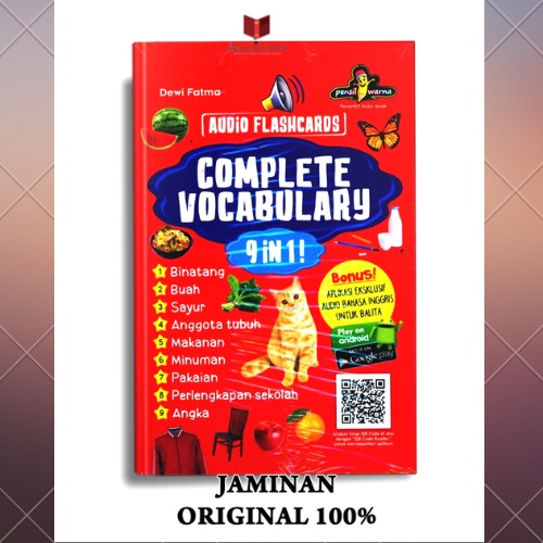 New BRAIN BOOSTER FLASHCARDS Book - COMPLETE VOCABULARY 9 IN 1 (AUDIO ...