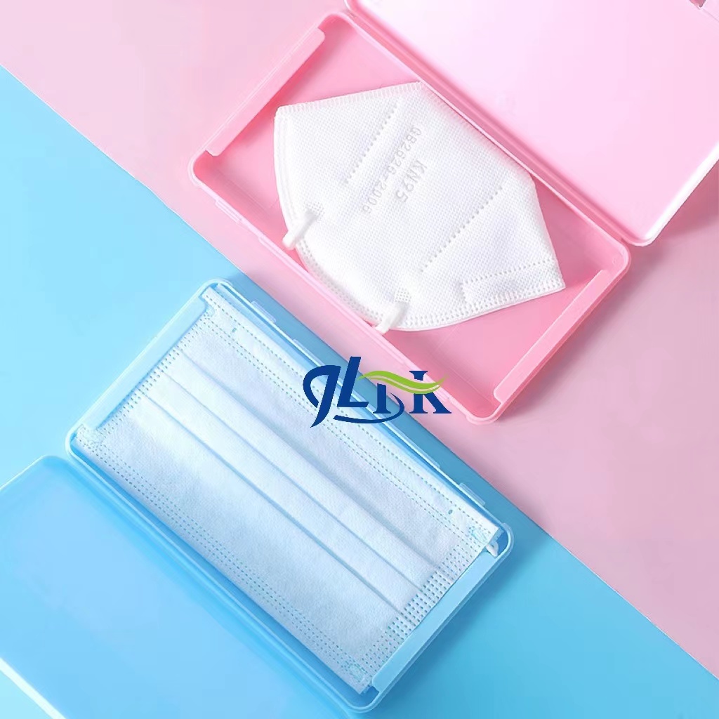 jack Portable Face Mask Storage Case Dustproof Carry Box Masks ...