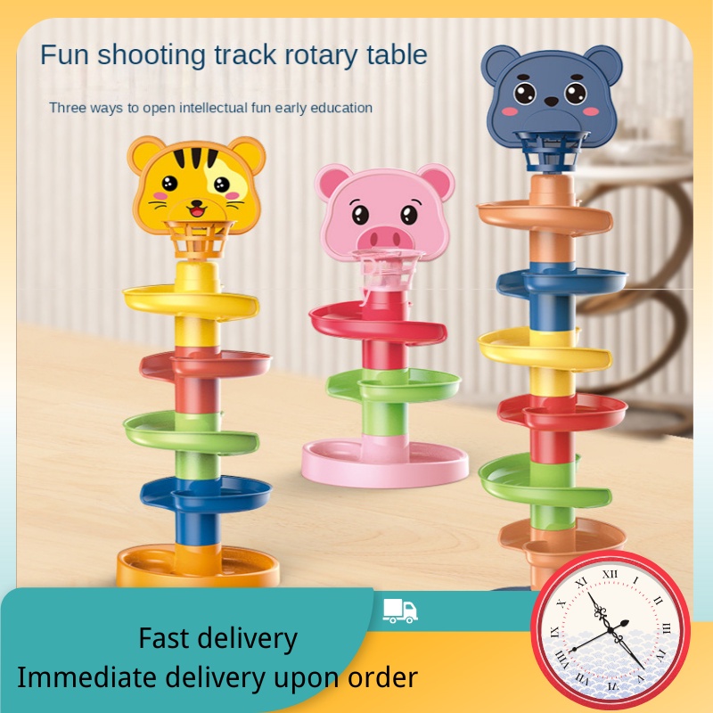 MB 3-7 layer children's orbital turn-slide tower rolling revolving ...