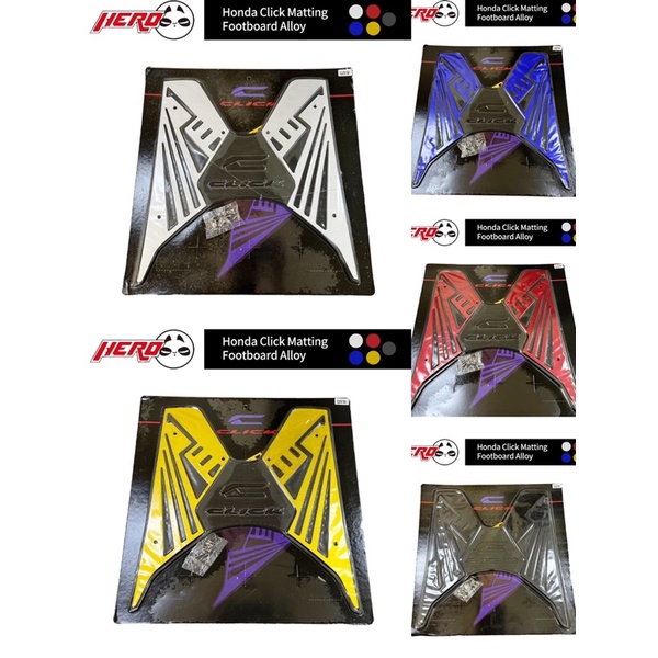 Motorcycle Honda Click Matting Footboard v2 Click 125/150 With BOLT ...