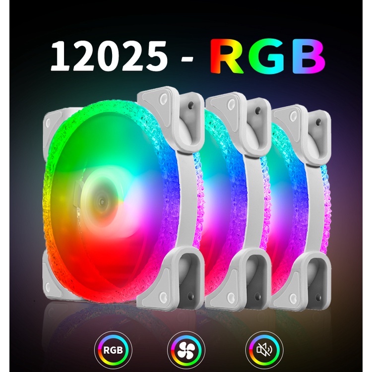 SYCAT S14 PC Fan RGB FAN PC Case FAN 120mm 3 in 1 Kit LED Fan With ...