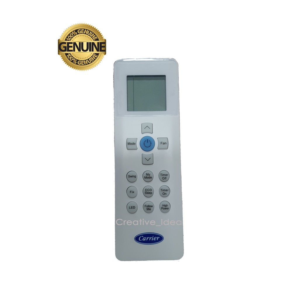 Original RG67N - Carrier Remote Control for Split Type Aircon Units ...