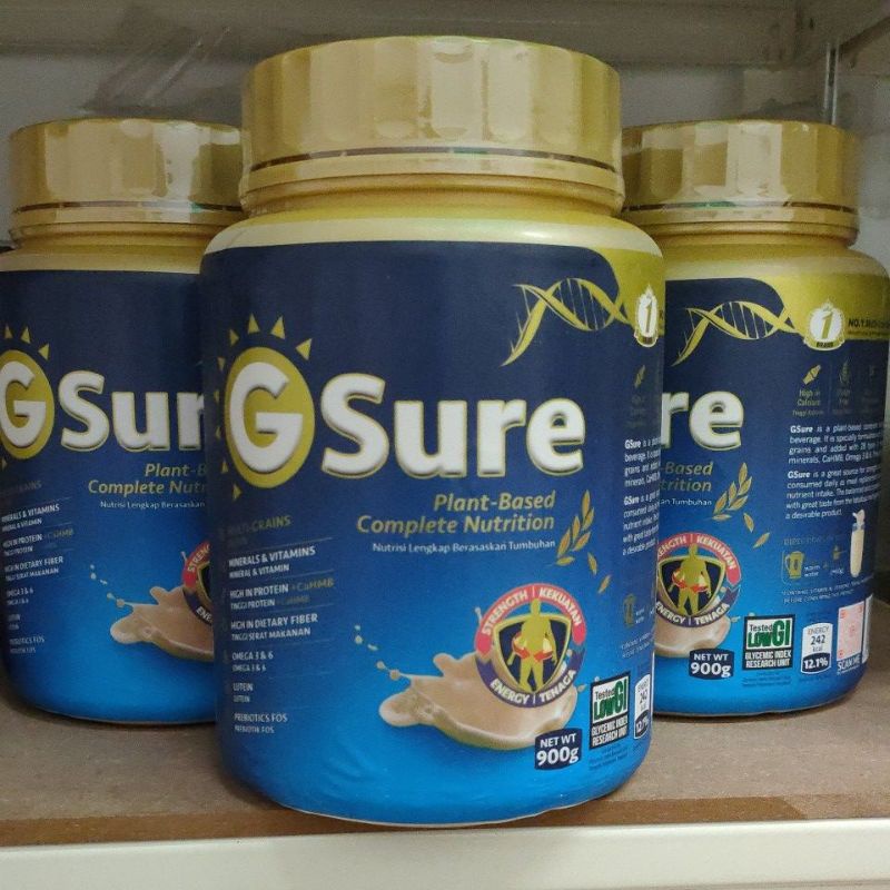 100%植物性饮料 G Sure Good Morning (900g/Can) & (1kg/Refill Pack) | Shopee ...