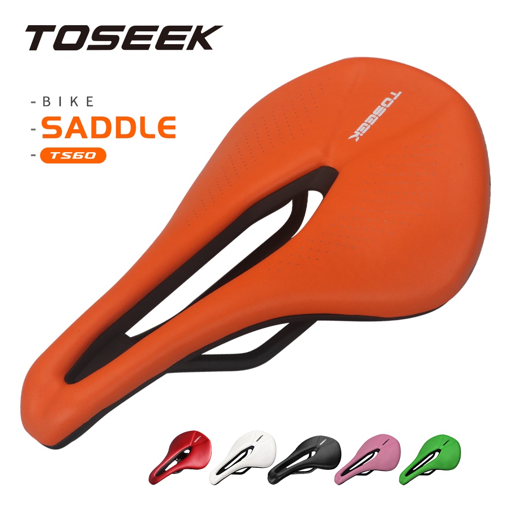 TOSEEK MTB Road Bike Saddle EVA Ultralight Breathable Comfortable Seat ...