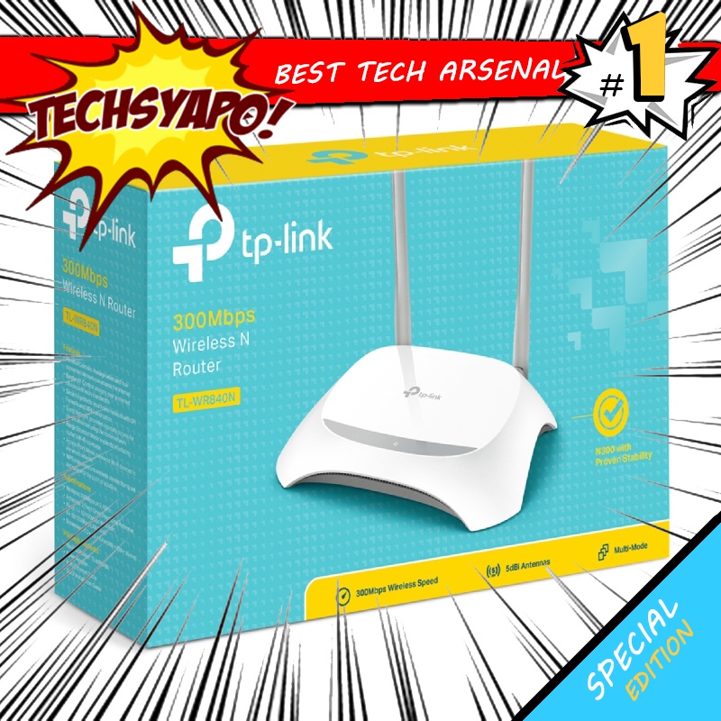 TPLINK TL WR840N 300MBPS WIRELESS N ROUTER | Shopee Philippines