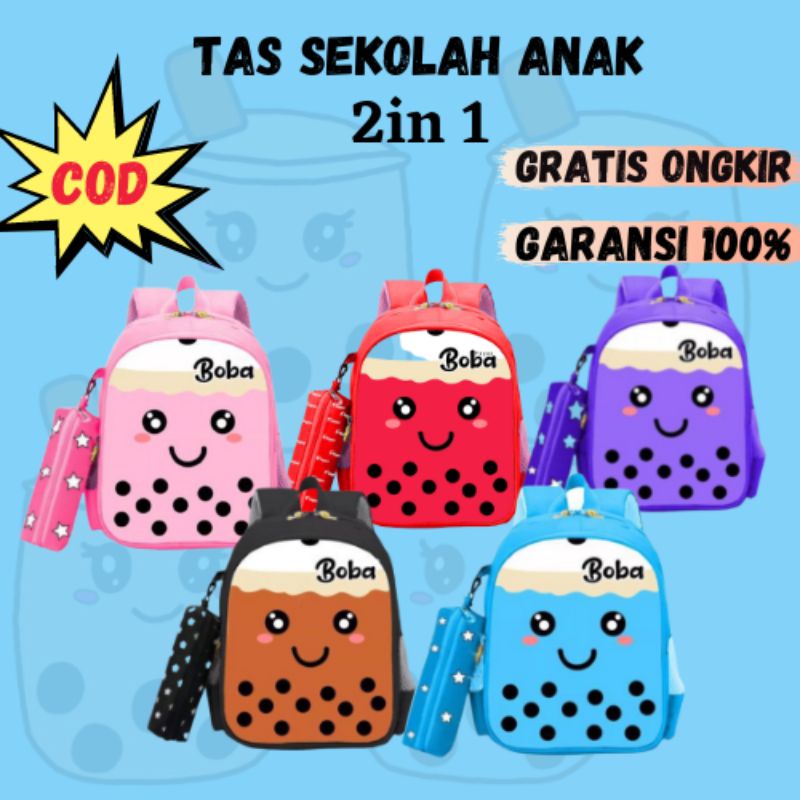 Boba Bag Backpack Girls School Bag (Warehouse) | Shopee Philippines