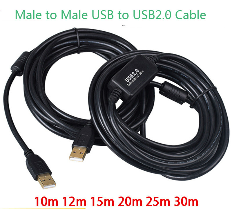 10m,12m,15m,20m,25m,30m USB Cable Male to Male ,USB2.0 Cable for Data ...