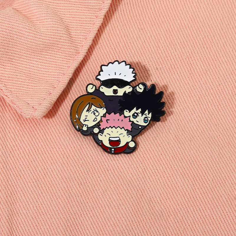 Anime Jujutsu Kaisen Brooch Pin Gojo Satoru Cartoon Enamel Badge Lapel ...