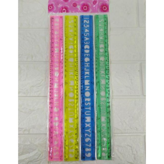 4in1 ALPHABET RULER School Supplies | Shopee Philippines