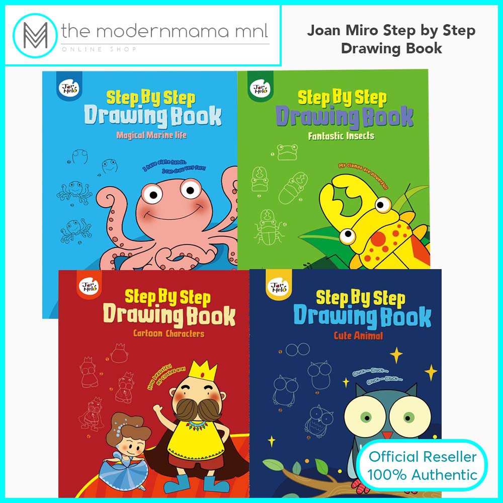 Joan Miro Step By Step Drawing Book - Learn to draw, age 3+ | Shopee ...