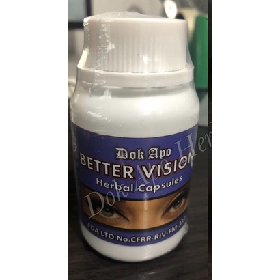 BETTER VISION CAPSULE DOK APO ORIGINAL | Shopee Philippines