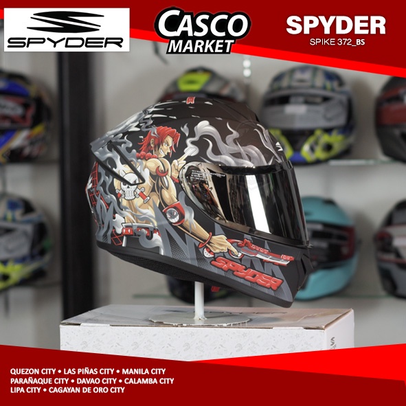 SPYDER SPIKE 2 NEO SERIES IGNITE FULL FACE SINGLE VISOR HELMET | Shopee ...