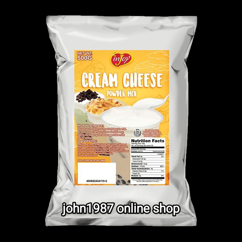 Injoy Cream Cheese Toppers 500g | Shopee Philippines