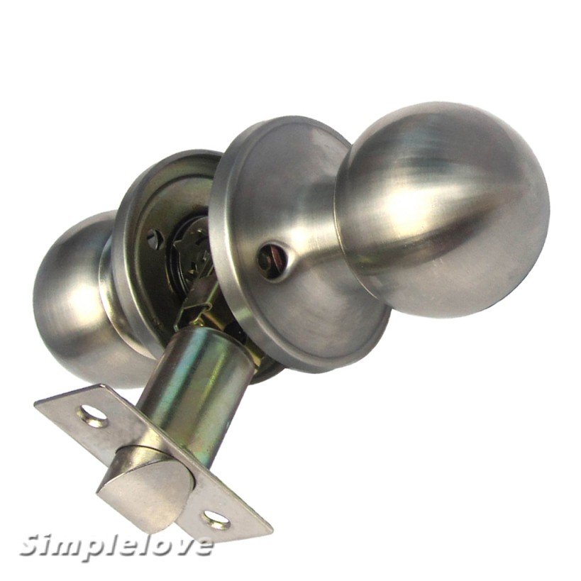 Passage Knob Lever Handle Non Locking Brushed | Shopee Philippines
