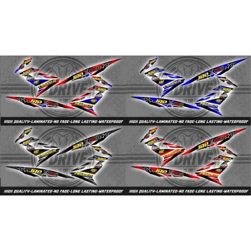 Suzuki Raider J115 (Jrp X Daeng Sai4)Stock decals design | Shopee ...