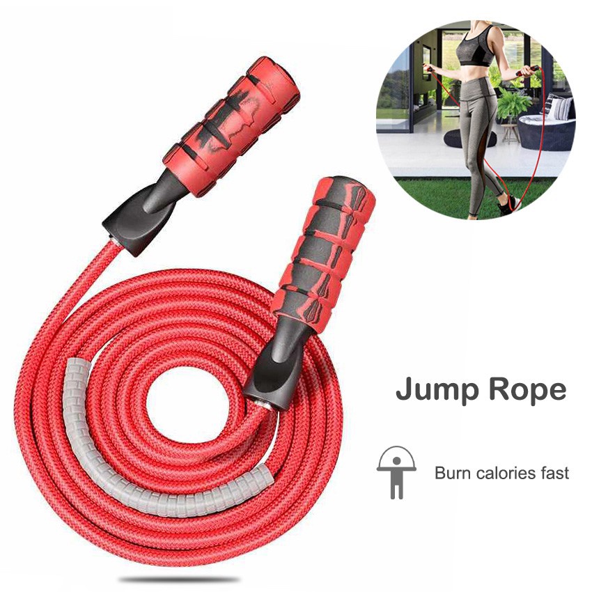 Sports Skipping Memory Foam Handle With Adjustable Cotton Rope For Male ...
