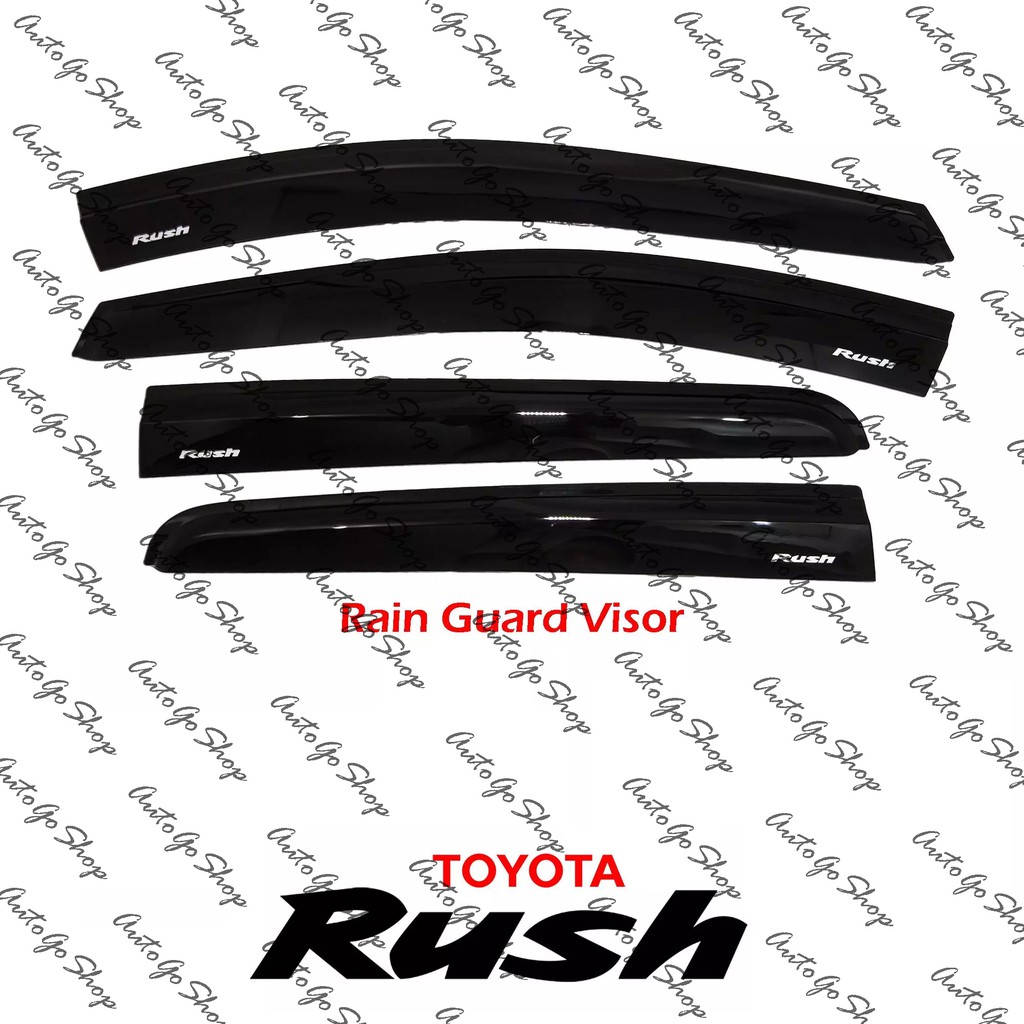 Toyota Rush 2018-2019 OEM Type Rain Guard Window Visor (Made in ...