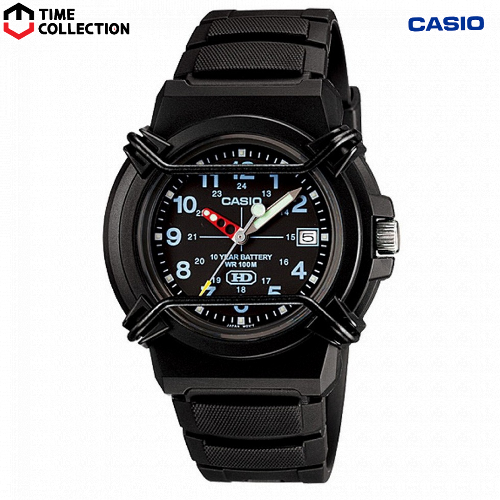 Casio HAD-600B-1BVDF Analog Rubber Strap Watch For Men | Shopee Philippines