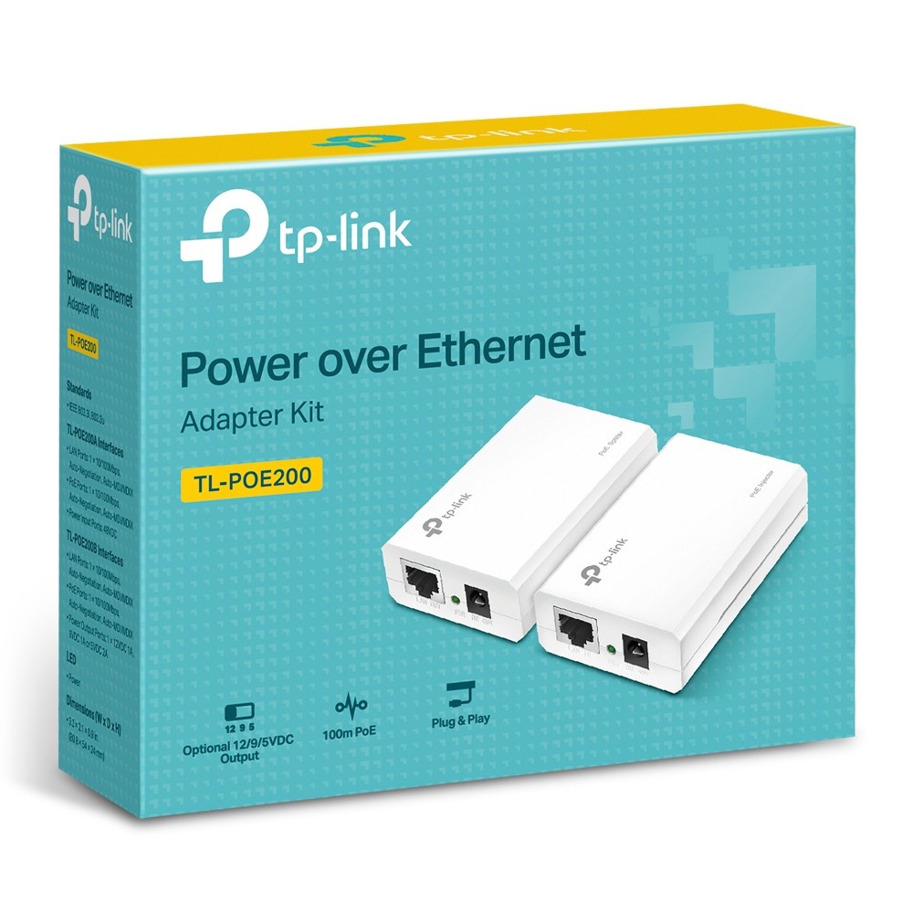 Tp-Link TL-POE200 Power over Ethernet Adapter Kit | Shopee Philippines