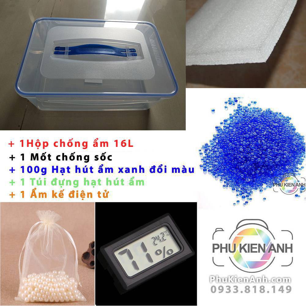 Combo 16 Liter Moisture-Proof Box For Camera, Electronic Thermometer ...