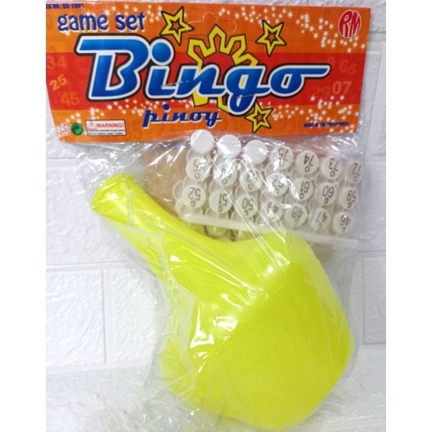 Game Set Bingo Pinoy Shaker, Cards and Chips Random Colors | Shopee ...