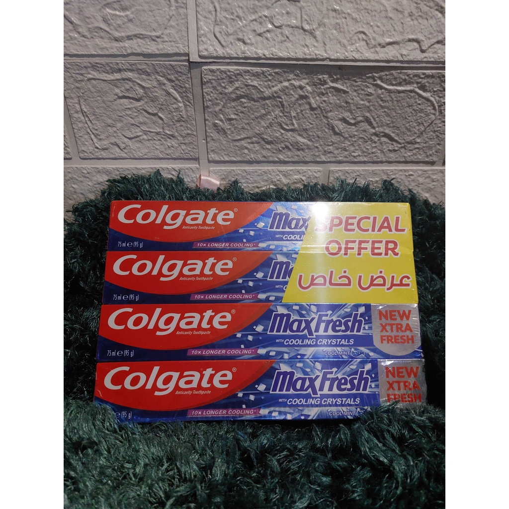 Colgate MaxFresh with Cooling Crystals 75g (Imported from Dubai ...