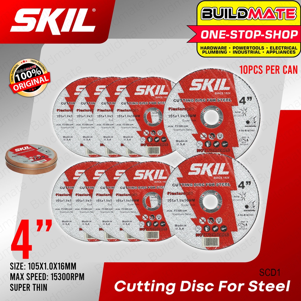 SKIL 10 PCS Flexible Flexi Rapid Super Cutting Disc Wheel 4" For Steel ...