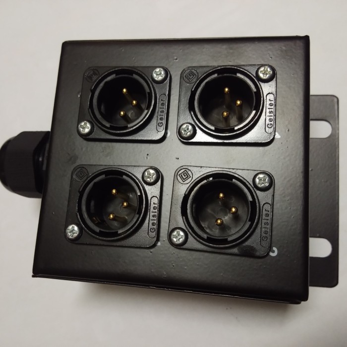Snake box Contains 4 Snakes 4ch junction box xlr casis male | Shopee ...