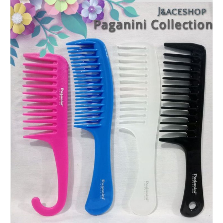 [JAS] Paganini Wide Tooth, Double Tooth and Detangling Hair Comb Salon ...