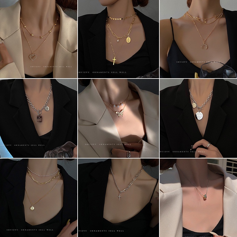 Necklace Temperament Niche 2022 New Female Collarbone Chain Niche Design Sense Ins Wind ...