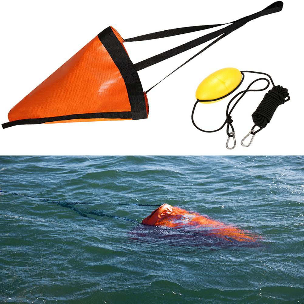 Sea Anchor Drogue + PVC Kayak 24 inches Drift Anchor Tow Rope Throw ...