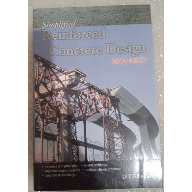 Simplified REINFORCED CONCRETE DESIGN 2010 by gillisania | Shopee ...